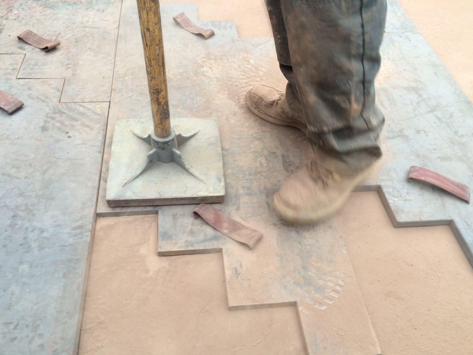 Kraft Tool Texture Mat Tamper/Pounder/Stomper Pattern Imprinted ...