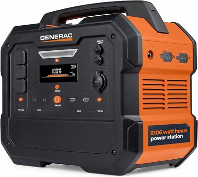 Generac 2106Wh Portable Power Station with Lithium-Ion Battery | eBay