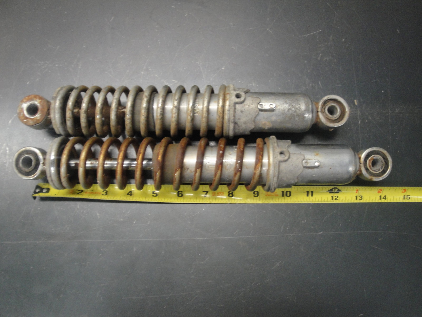 1974 74 YAMAHA 400 DT 400C MOTORCYCLE ENGINE BODY SUSPENSION SHOCKS ...