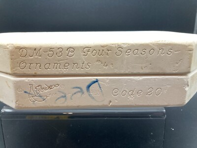 Duncan Ceramic Slip Casting Mold # DM-53B Four Seasons Ornaments | eBay