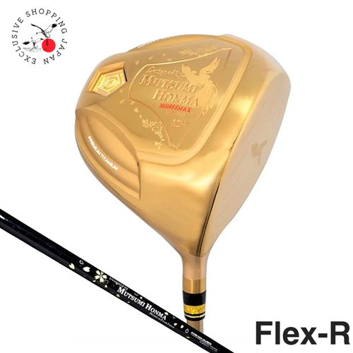 MUTSUMI HONMA Golf Japan MH488MAX Phoenix Titanium Driver Club Gold ...