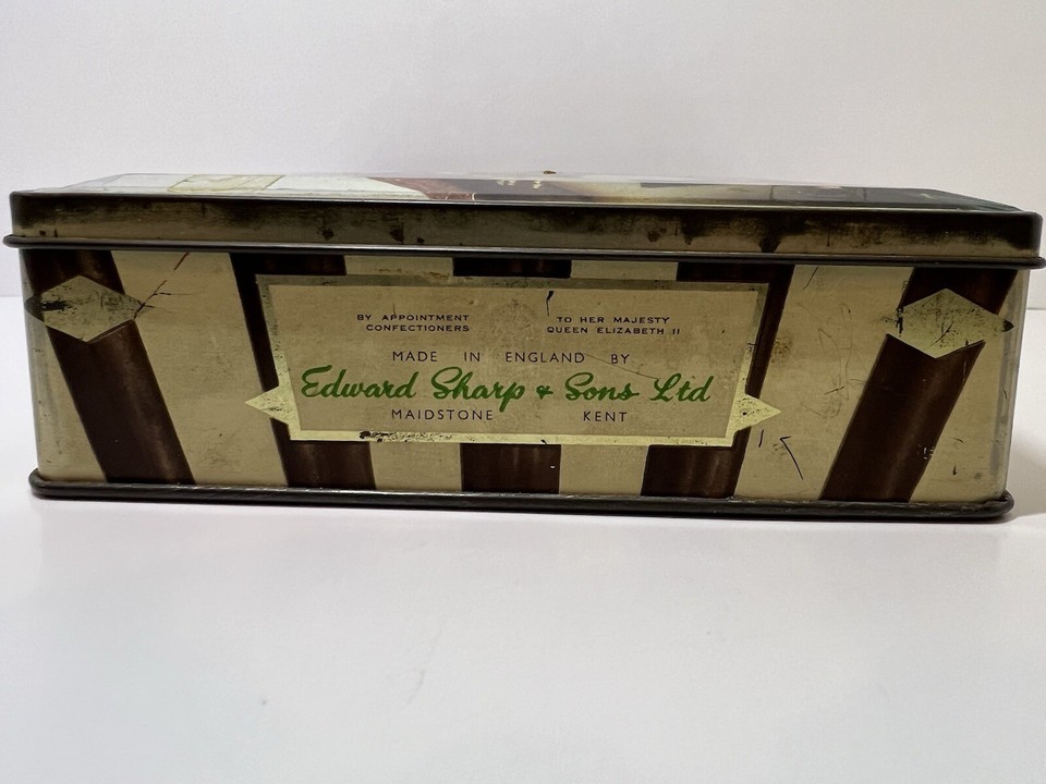 Vintage Edward Sharp & Sons Candy Tin, Garden Gate Scene, Maidstone ...
