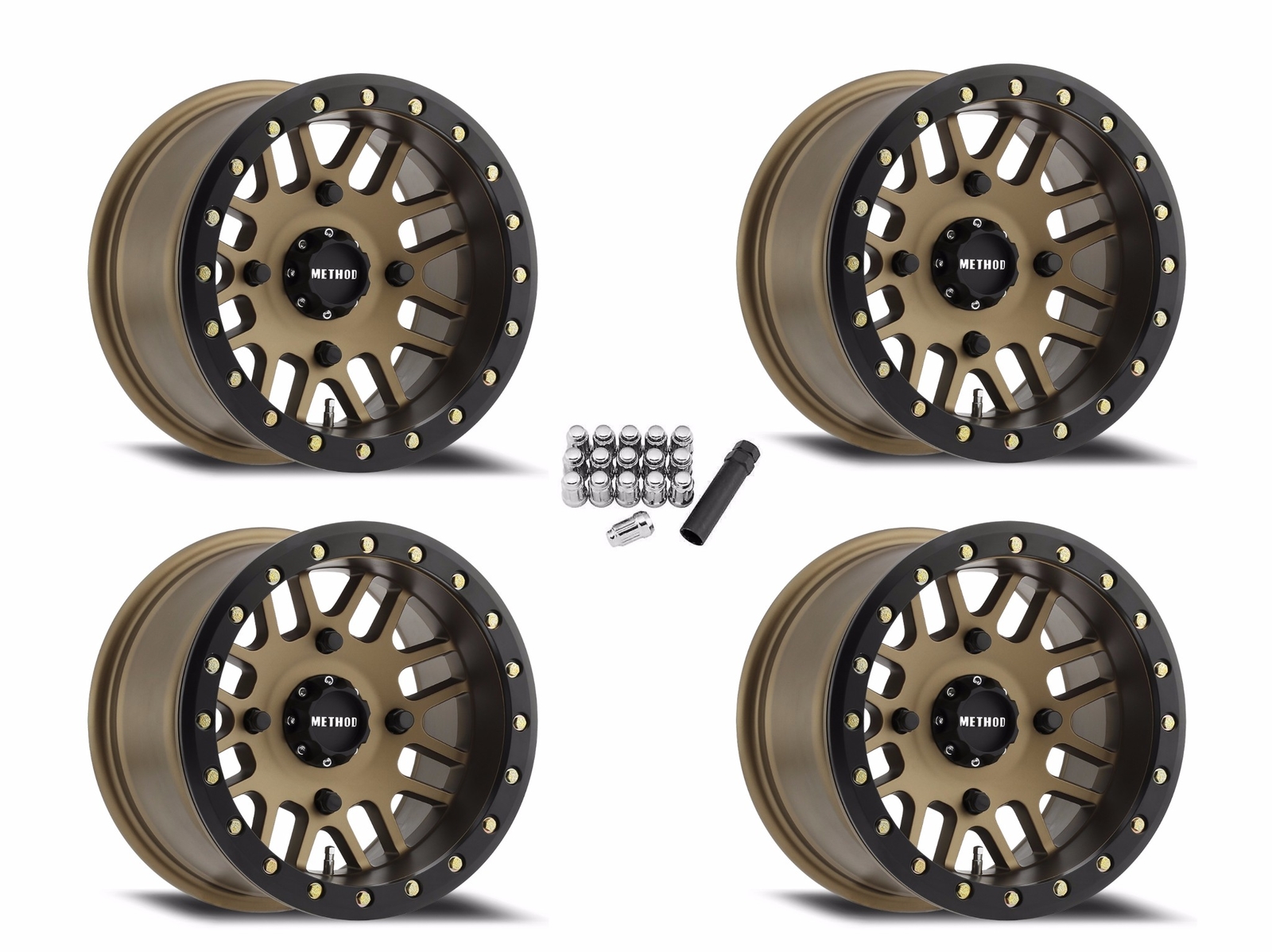 Method 406 Beadlock UTV 14" Wheels Rims Bronze 14x8/14x10 Polaris ...