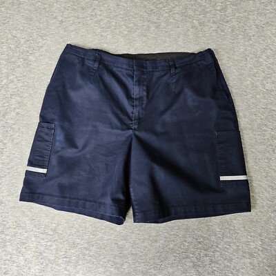 FedEx Men's 24R* Cargo Shorts Navy Blue Reflective Stan Herman VF ...
