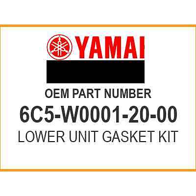 Yamaha LOWER UNIT GASKET KIT 6C5-W0001-20-00 OEM NEW | eBay