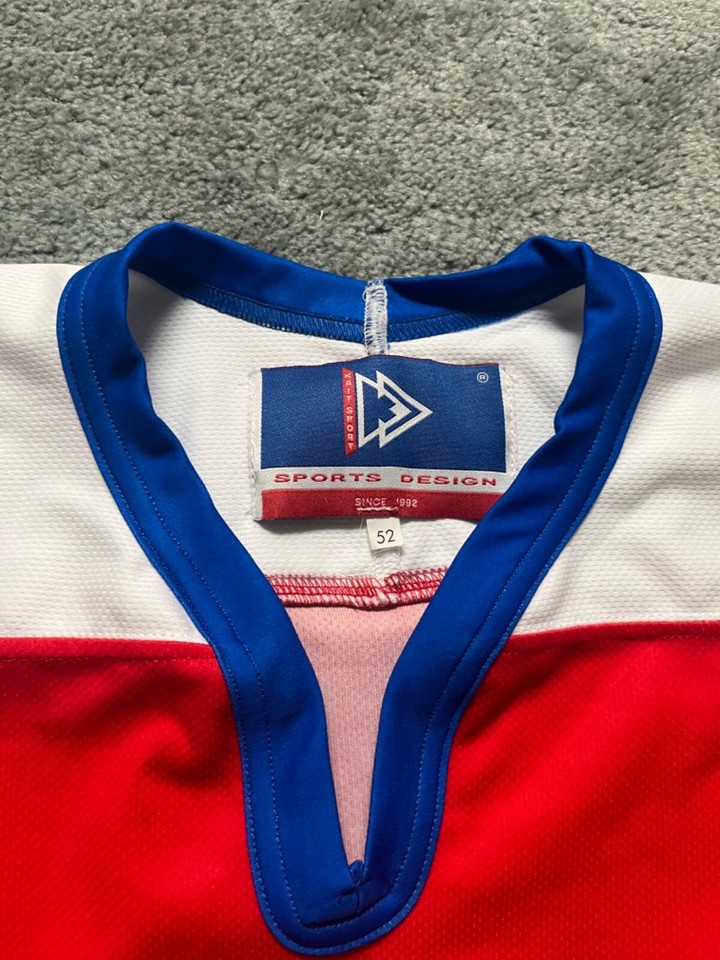 Vintage Coca Cola Cokiv Knib Russian KHL Hockey Jersey men's 52 Coke ...