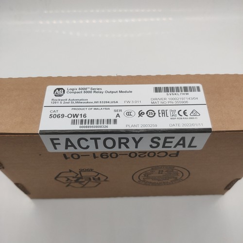 Allen-Bradley 5069-OW16 Compact 5000 Relay Output Module New AB ...