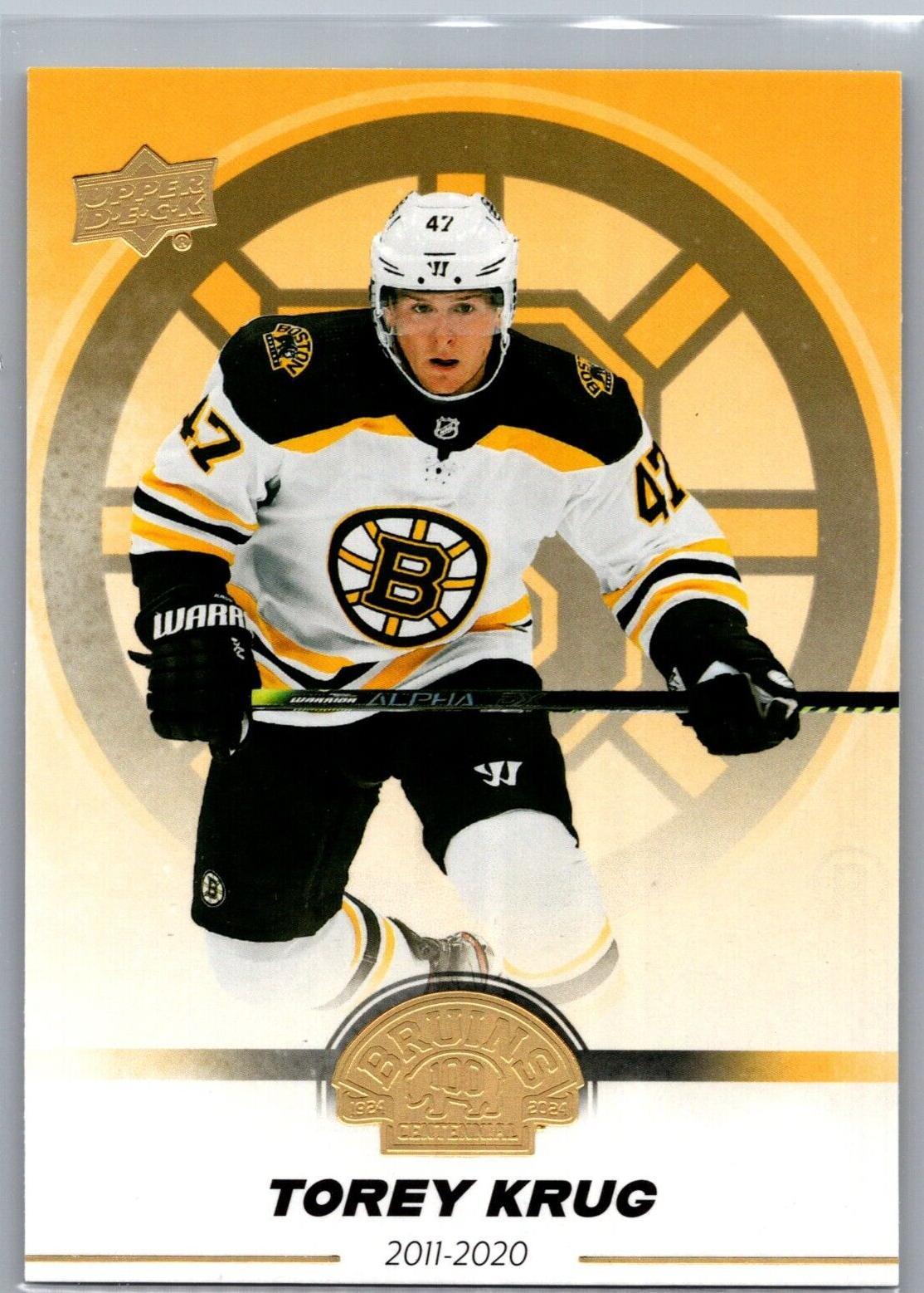 2023-24 Upper Deck Boston Bruins Centennial Box Set - Torey Krug #42 ...