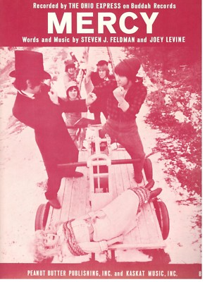 THE OHIO EXPRESS "MERCY" SHEET MUSIC-1969-EXTREMELY RARE-NEW-MINT ...