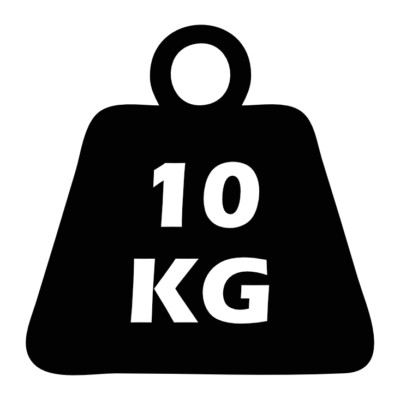Aufkleber 10KG Gewicht Schwer Hinweis Sticker Kilogramm 5Stk ...