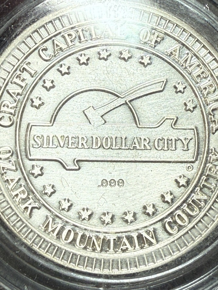 ozark mountain silver dollar city 20 Grams 999 Silver High Relief Coin ...