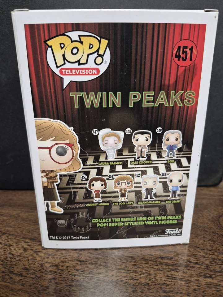 The Log Lady Funko Pop 451 Television Twin Peaks Vinyl Figure David ...