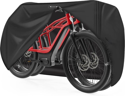 Bike Cover for 2 Bikes - 600D Bike Covers Outdoor Storage Waterproof ...