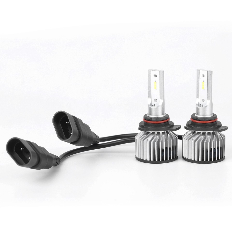 2x MODIGT 9012 HIR2 Headlight LED Kit Bulb High Low Beam 6000K White ...
