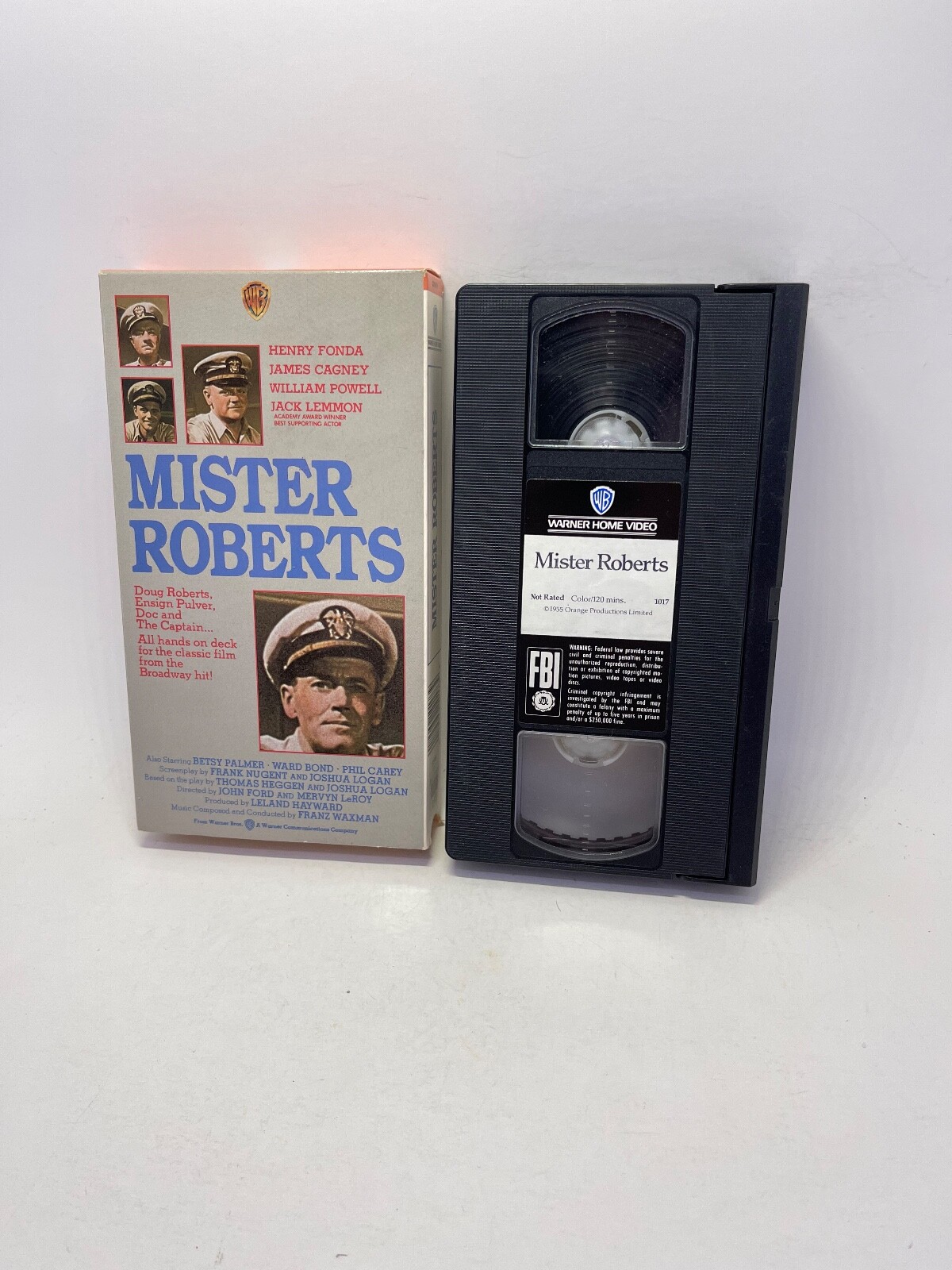 Mister Roberts VHS Henry Fonda James Cagney Jack Lemmon 1955 8️⃣ | eBay