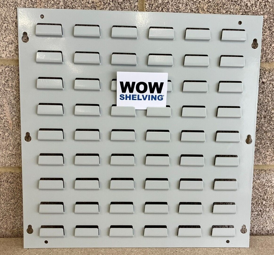 Steel Louvre Panel for parts bins lin strong wall panel mounted metal ...