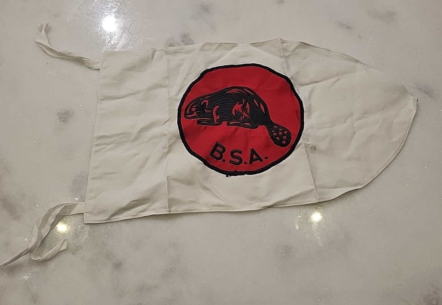 Vintage 1970s Boy Scouts BSA Beaver Patrol Flag Boy Scouts of America ...