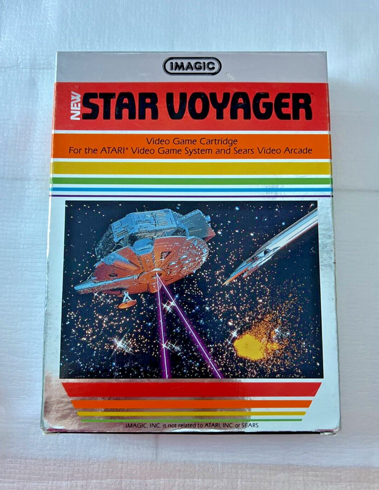 Lot of 3 Atari 2600 Games by IMAGIC Atlantis Cosmic Ark Star Box ...