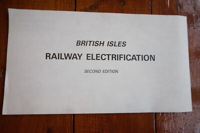 1987 Quail British Isles Railway Electrification Railway Track Map 2nd ...