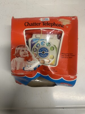 Vintage 1970s chatter box phone in box | eBay