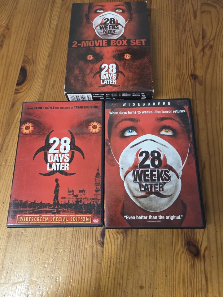 28 Days Later / 28 Weeks Later DVD 2-Movie Horror Box Set Zombie Film ...