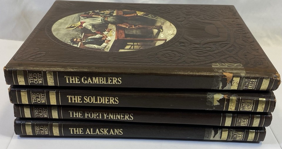 The Old West Book Lot Gamblers Forty Niners Alaskans Soldiers Vintage ...