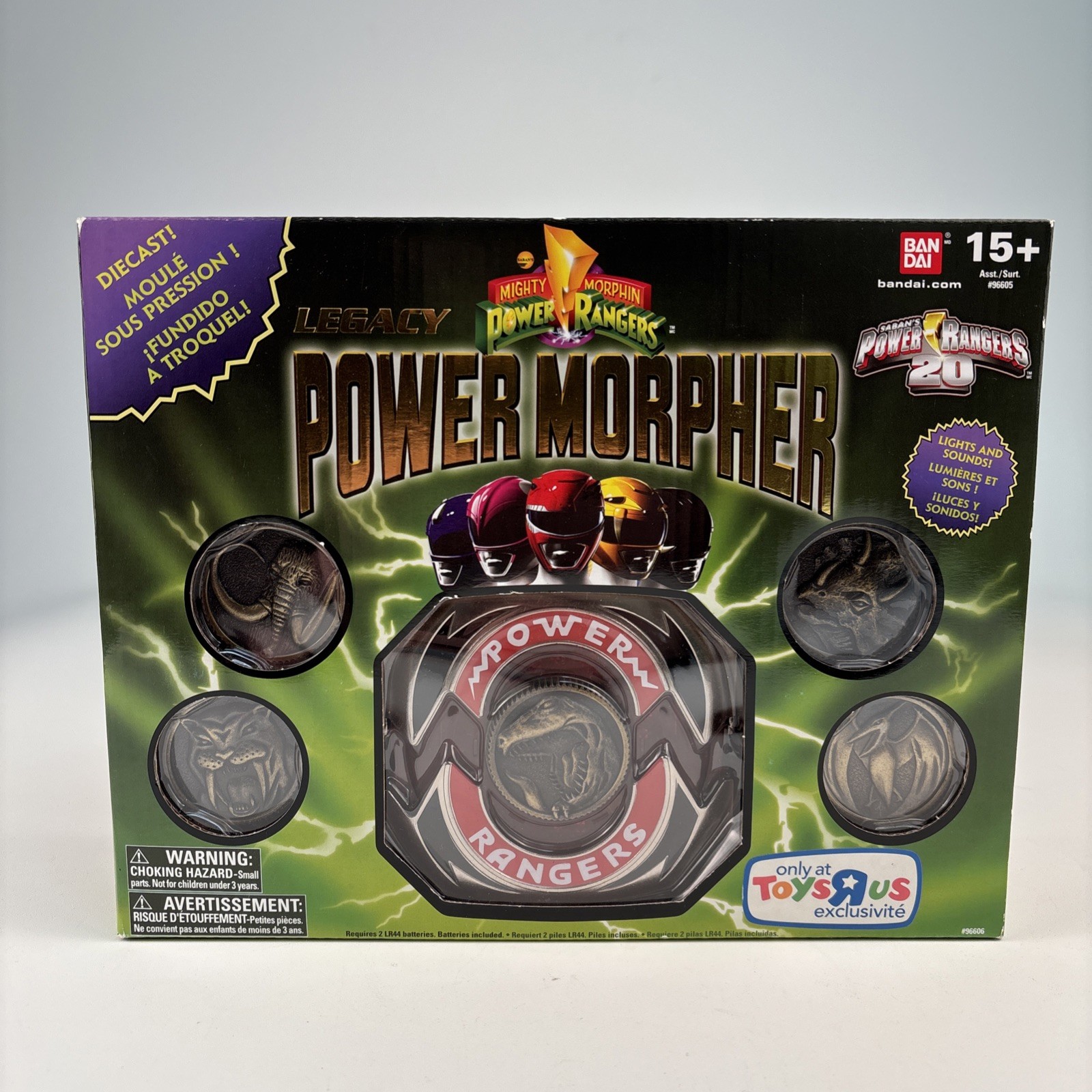 Bandai Mighty Morphin Power Rangers Legacy Power Morpher Sealed Complete