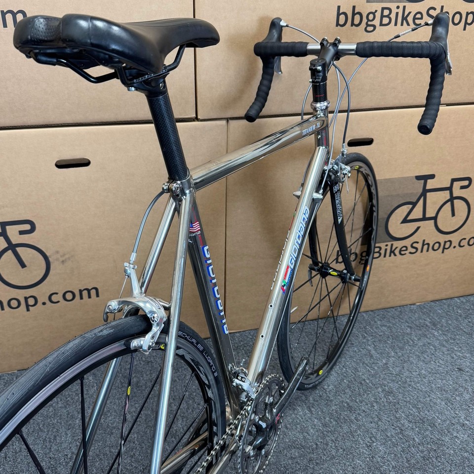 Used Vintage Italian Giordana Titanium Road Bike, full Dura-Ace, 56cm ...