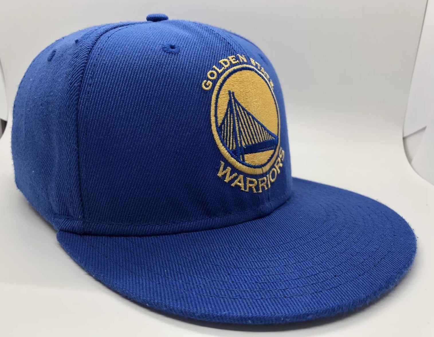 NBA Golden State Warriors Cap Hat Adult Snapback Blue Poly Wool | eBay