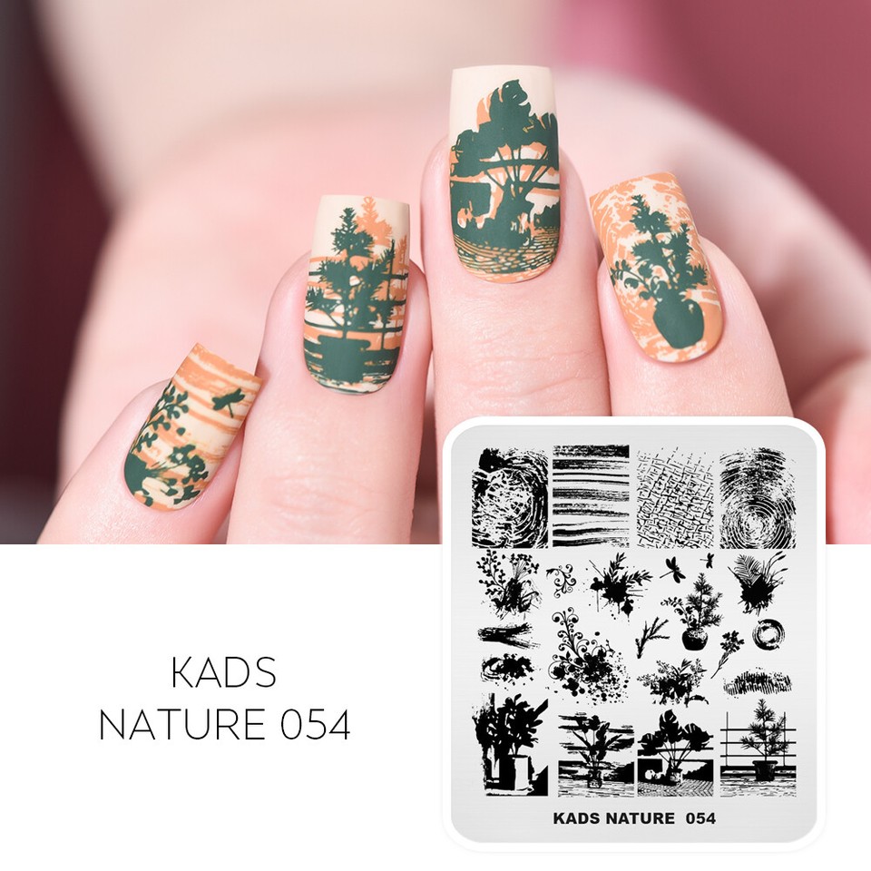 KADS New Stamping Plates Nail Art Stamp Stainless Steel Plate Stamp ...