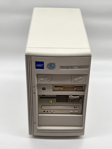 AST Advantage Plus 486DX2-66 Desktop, Intel i486DX2 66MHz, 8MB RAM ...