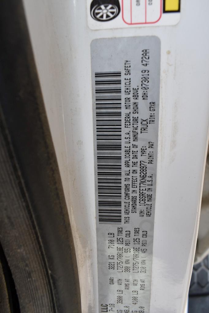 2019 RAM 5.7 HEMI E-TORQUE ENGINE & 4X4 8HP75 TRANSMISSION LIFTOUT SWAP ...