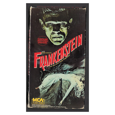 Frankenstein (1931) VHS with restored footage | eBay