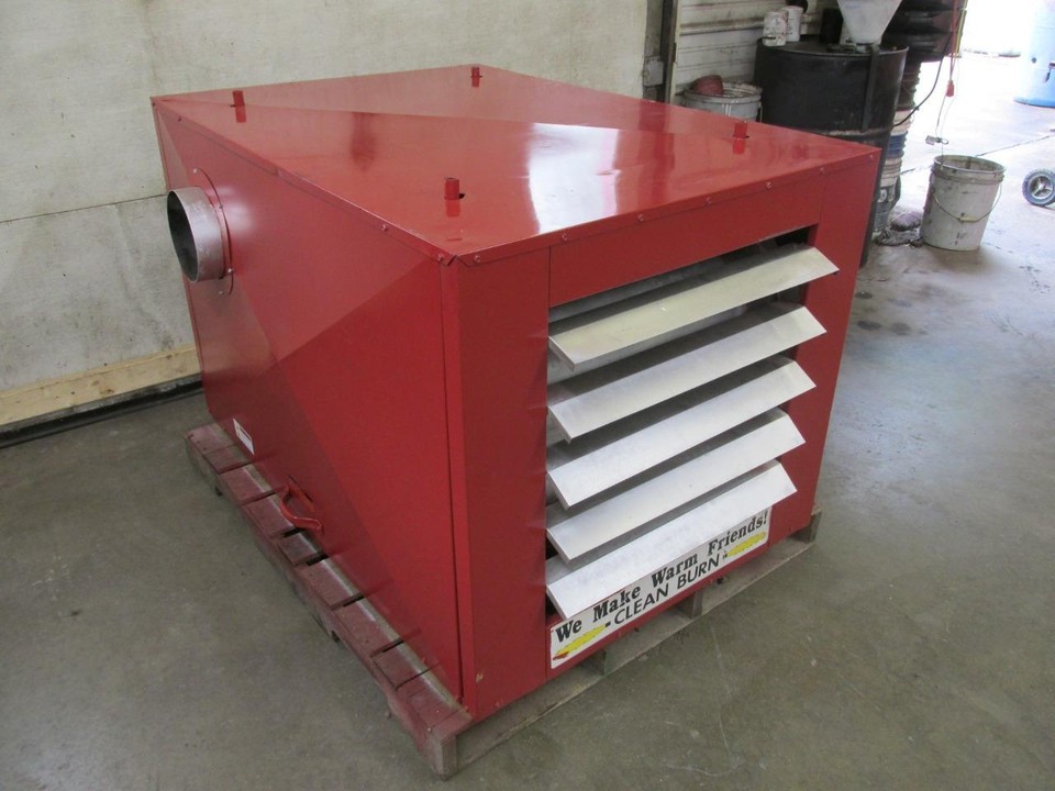 Firebox assembly for 280,000 BTU Clean Burn Waste Oil Heater ...