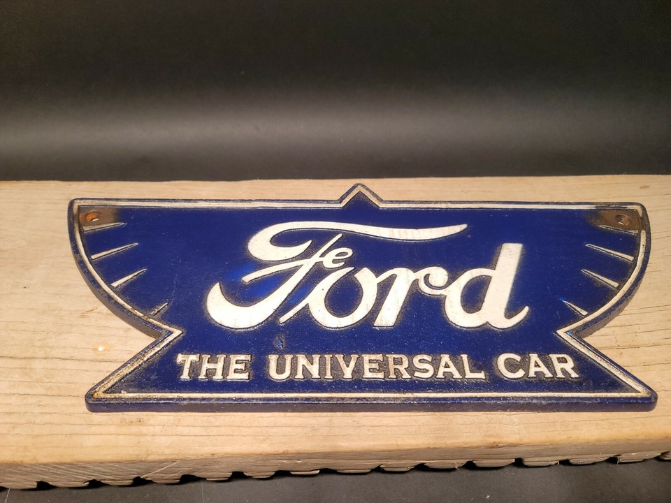 Antique Vintage Style Cast Iron Ford Car Sign Plaque | eBay
