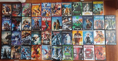 MARVEL SUPERHEROES COMIC MEGA collection 42 x DVDS job lot BUNDLE | eBay UK