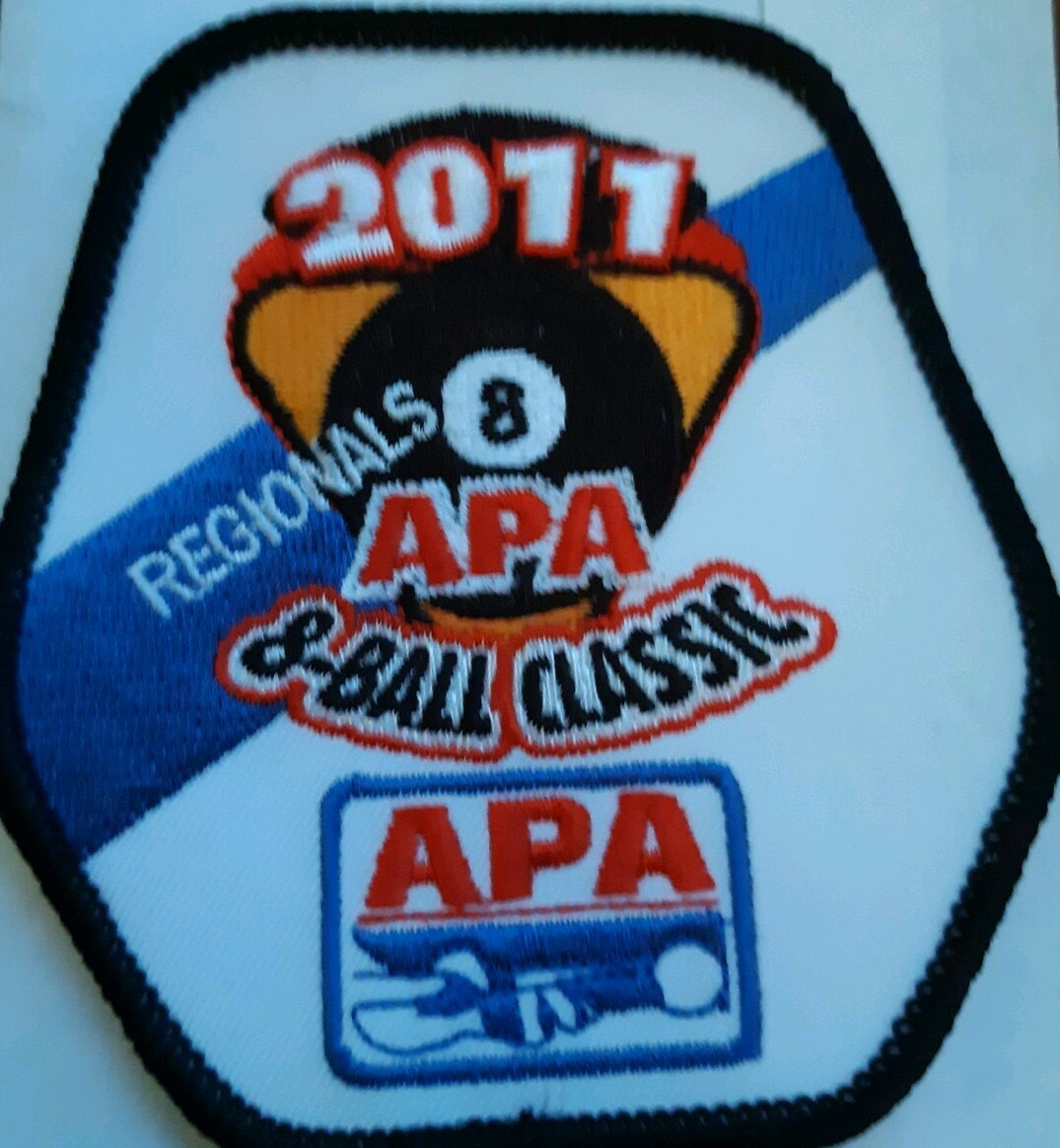 APA 2011 REGIONALS 8BALL CLASSIC PATCH PATCHES AMERICAN POOLPLAYERS | eBay