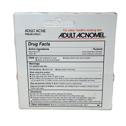 Adult Acnomel Acne Medication Tinted Cream - 1.3 Oz | eBay