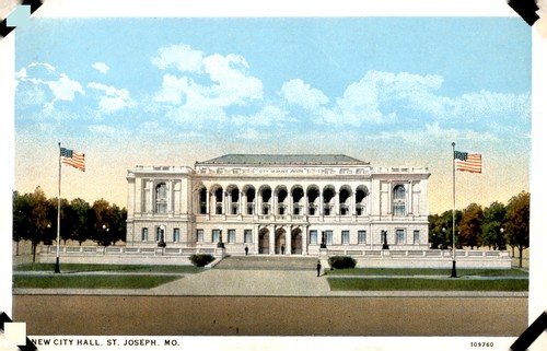 New City Hall, St. Joseph, MO - Shaffer News Agency, 1900s Postcard | eBay
