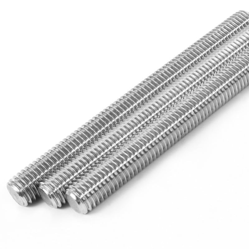 304 Stainless Steel Long Threaded Screw M5-0.8 Thread Pitch Fully ...