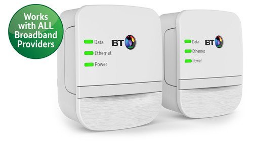 BT Broadband Extender Internet Connection Booster Powerline Adapter ...