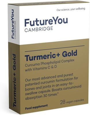 Turmeric+ Gold Supplement 28 Capsules High Strength Curcumin Meriva ...