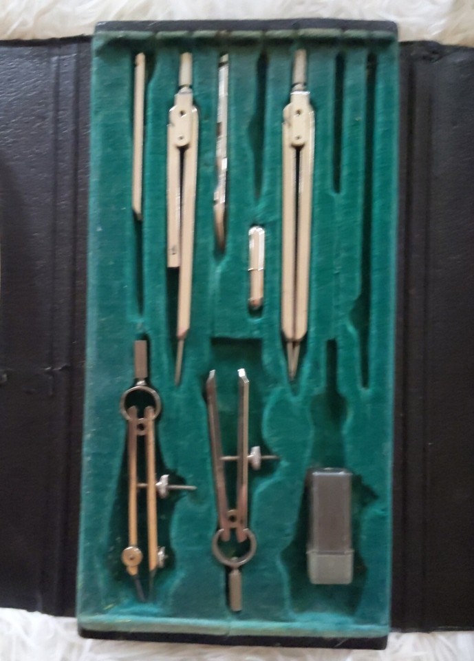 Micronta Deluxe Vintage Engineer's Compass Drafting - Set | eBay