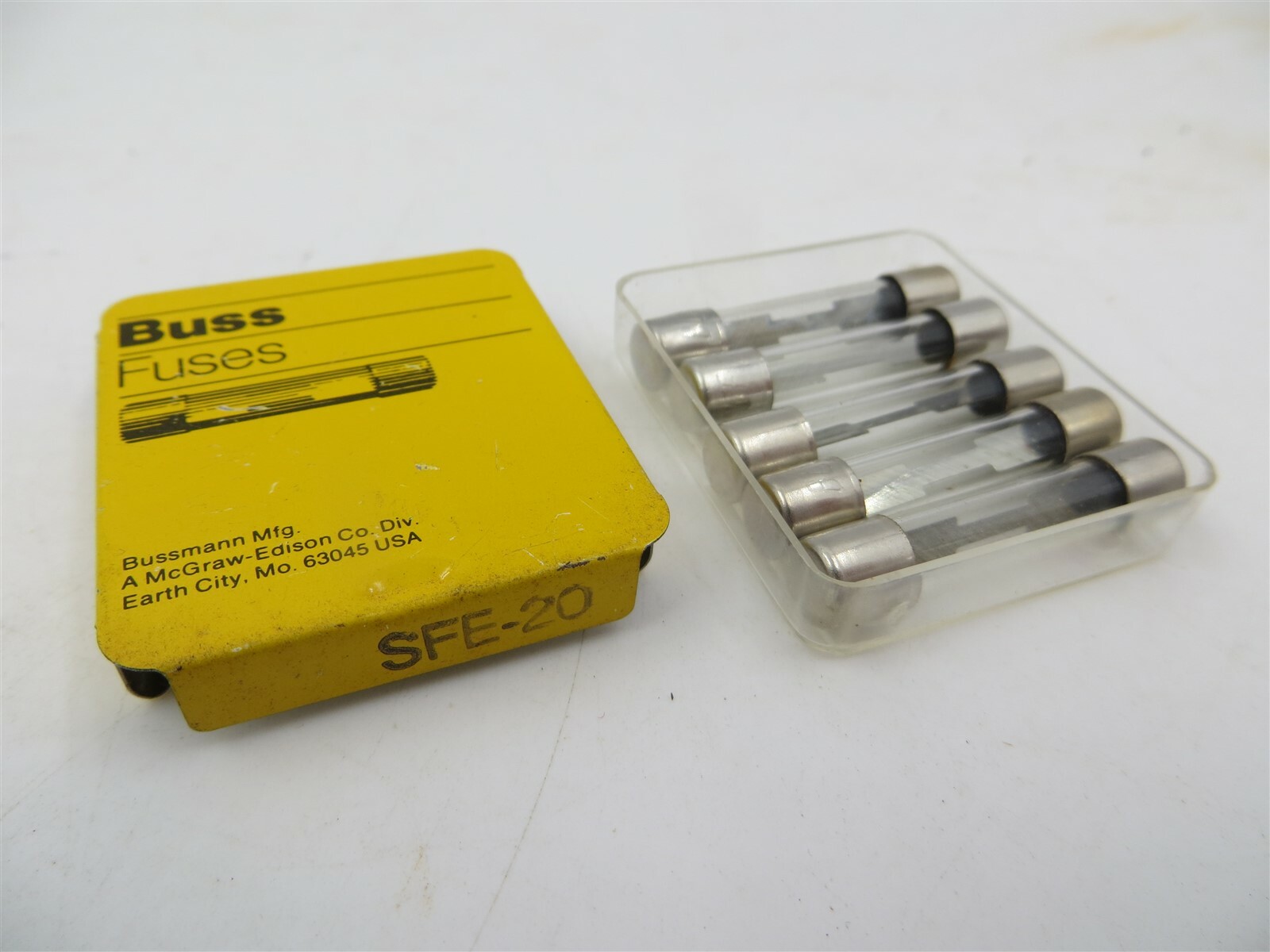 Lot of 5 Buss SFE-20 Fuses Bussman NOS | eBay