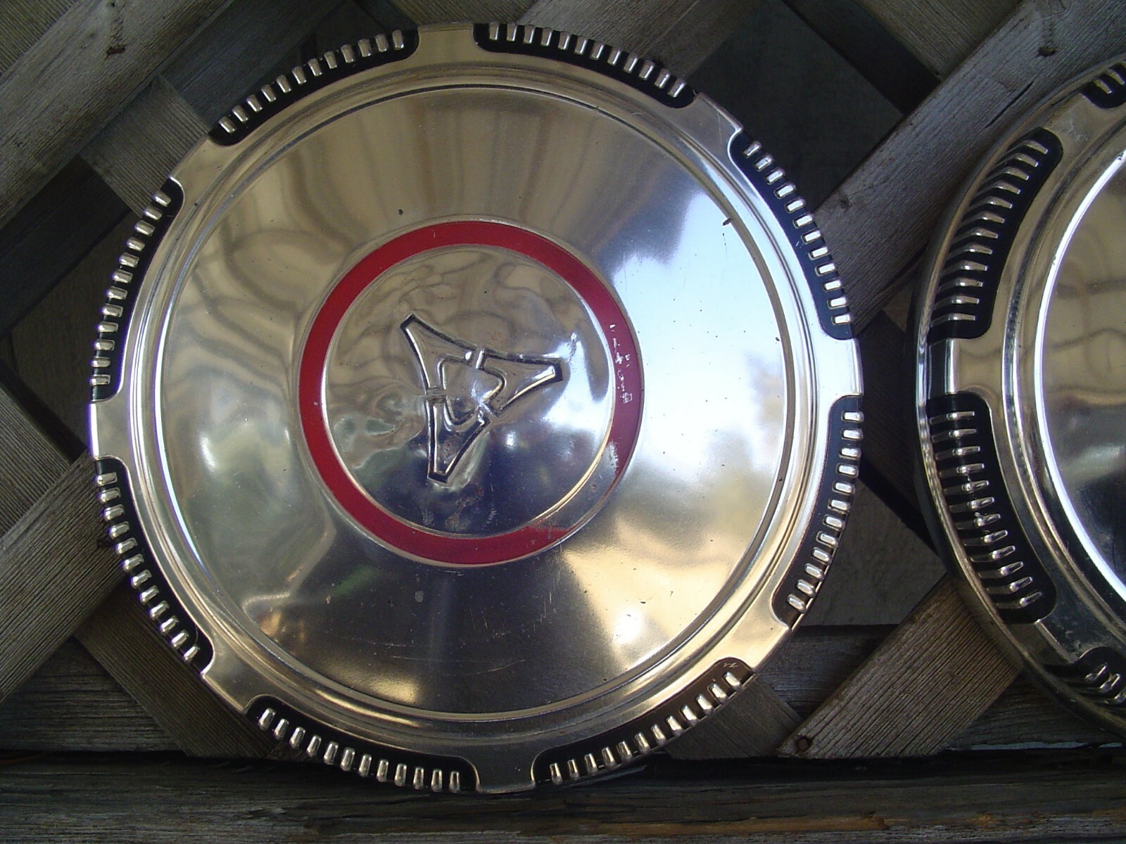 VINTAGE PLYMOUTH DODGE CHRYSLER POLICE DOGDISH HUBCAPS WHEEL COVER ...