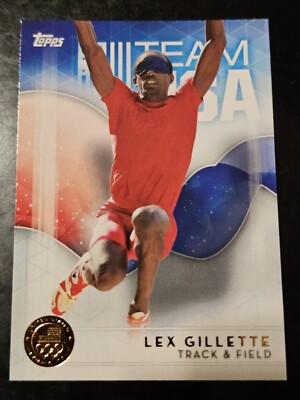 LEX GILLETTE 2016 Topps US Olympic Bronze #71 Track & Field | eBay