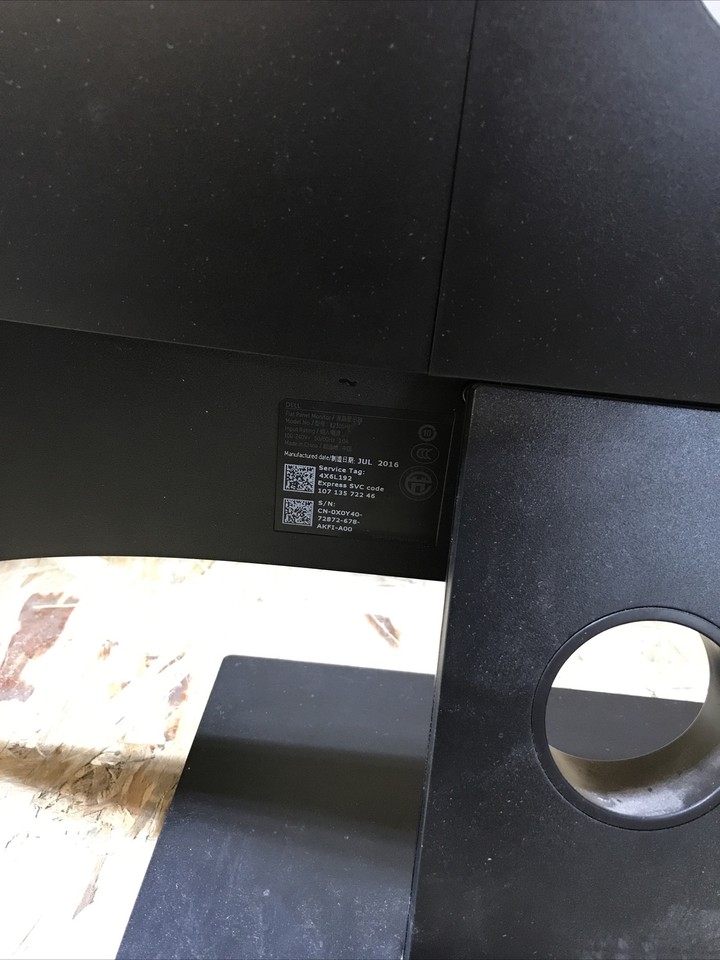 Lot of 2 Dell E2316Hf 23 inch LED LCD Monitor 16:9 5 ms 1920 x 1080 ...