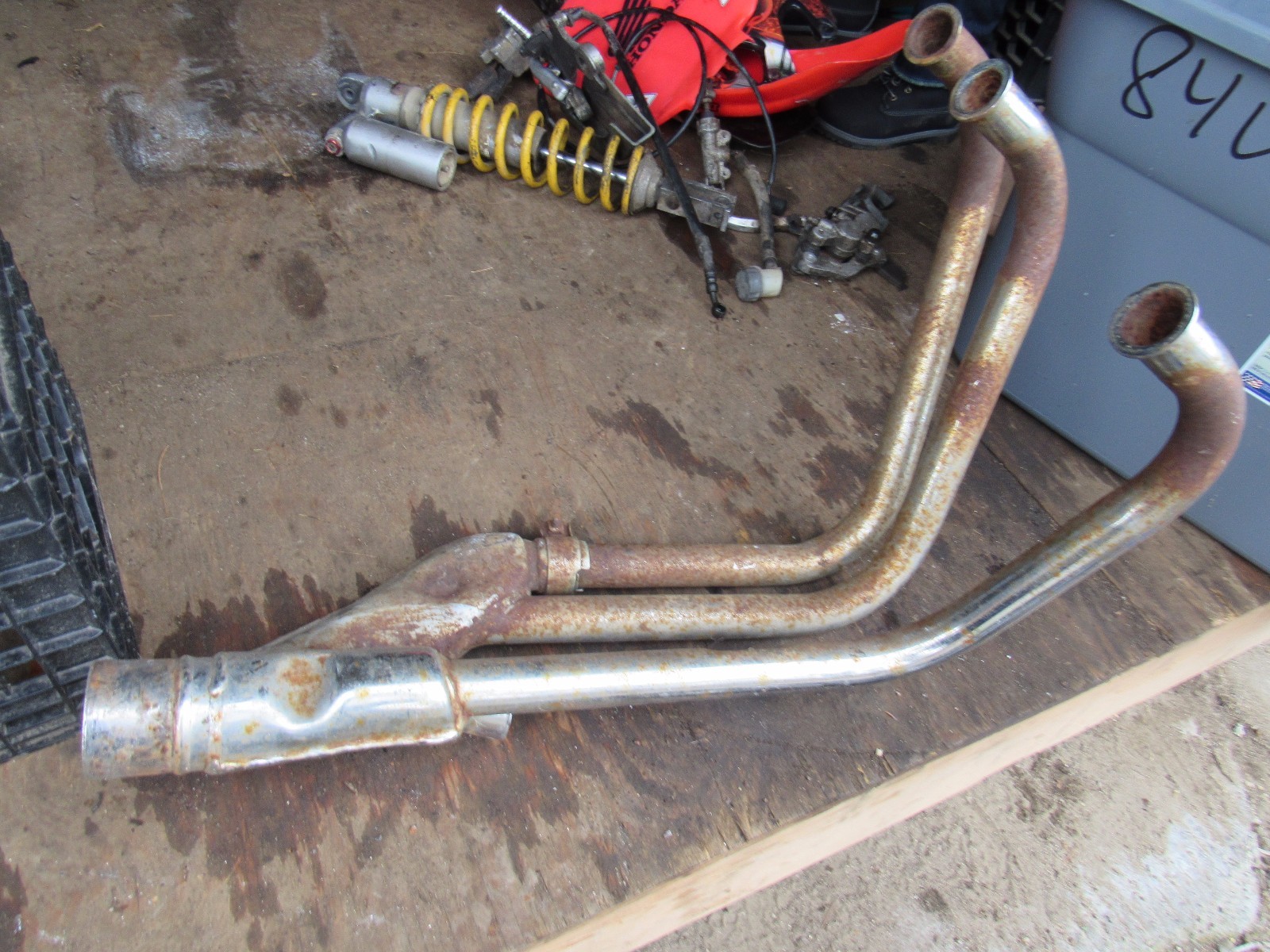 1975 honda cb750 f super sport exhaust header pipe | eBay