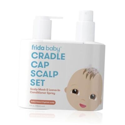 Cradle Cap Treatment, Cradle Cap Shampoo for Babies + Scalp Mask+Spray ...