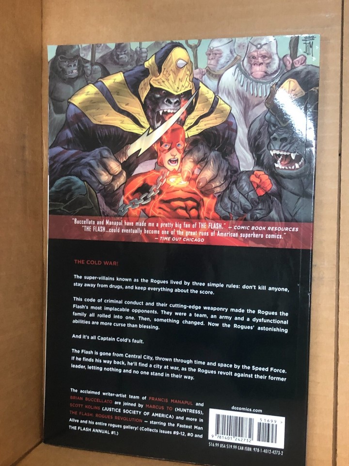 The Flash Volume Two Rogues Revolution DC Graphic Novel TPB Comic Book ...
